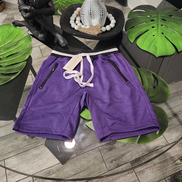Shorts | Cotton Purple Shorts | Poshmark